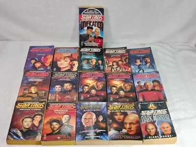 Vintage Star Trek The Next Generation Books Lot Paperback (ALL FIRST ...