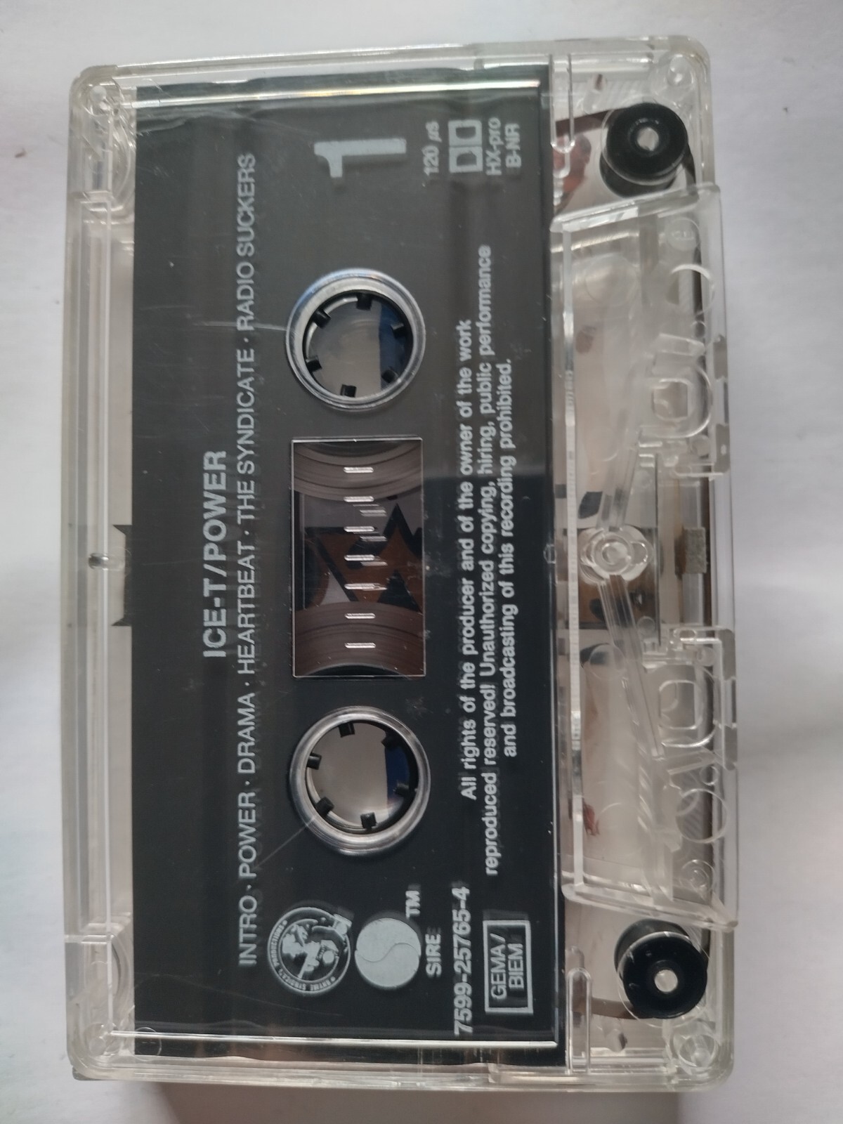 Ice T Power Cassette Tape Album Rap Hip Hop Rhyme Syndicate Drama Im ...