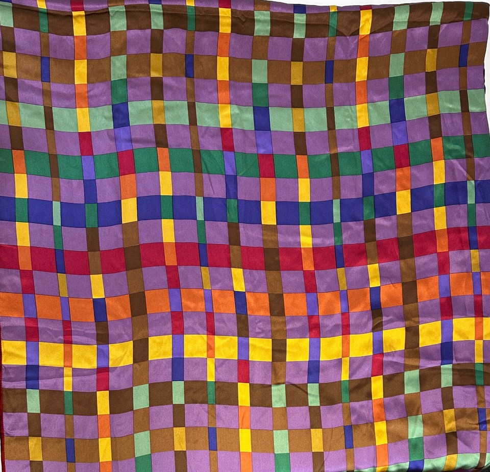 ETRO Reversible Velvet Silk Rectangle Scarf Multicolor Paisley Large ...