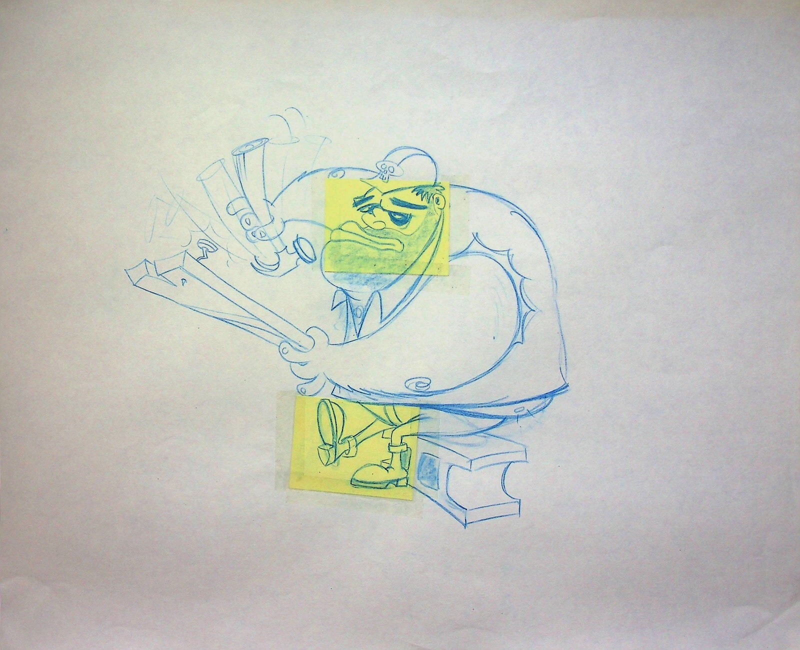 Beetlejuice 1989 Production Chris LaBonte Hand Drawn Model Layout Art ...