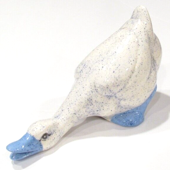 Vintage Collectible Farm Cottage Country Blue Duck Goose Figure ...