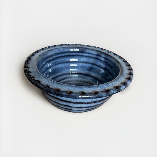 Unique Pottery Bowl Jewelry Earring Holder Signed Neal 15 | eBay