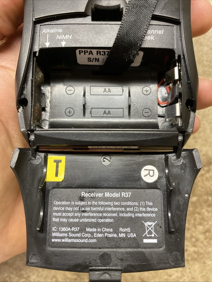 Williams Sound PPA Personal PA FM R37 Receiver w/EARPIECE! | eBay