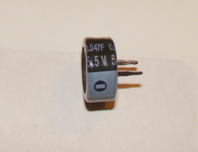 1 pc 0.047F 5.5V Memory Backup Capacitor (Supercap) | eBay