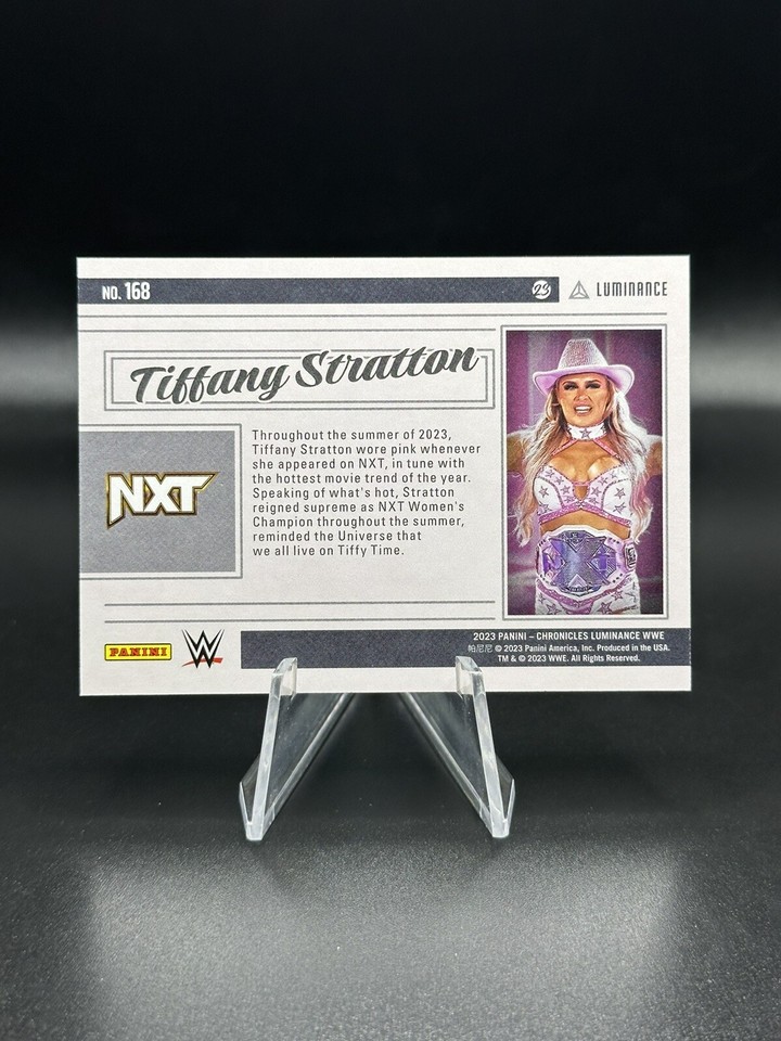 2023 WWE Chronicles Tiffany Stratton /49 Purple Luminance #168 | eBay