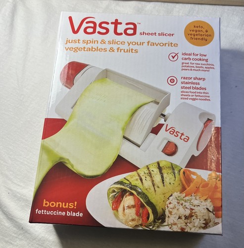 VASTA Sheet Slicer Veggie Pasta Maker Vegan Keto - As Seen On TV - New ...