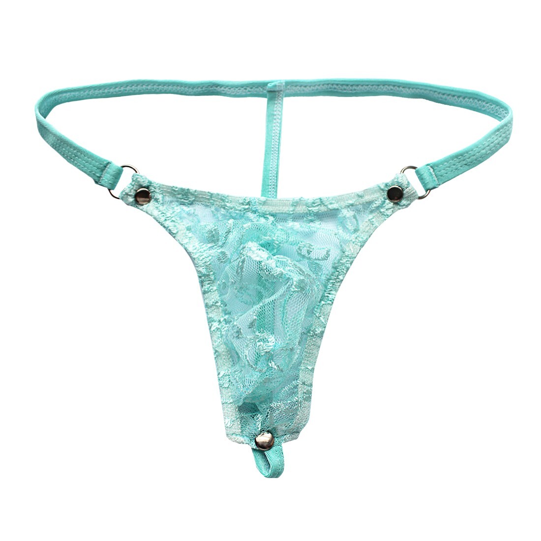 UK Men Sexy Mesh Lace Breifs G-string Lingerie Solid Color Underwear ...