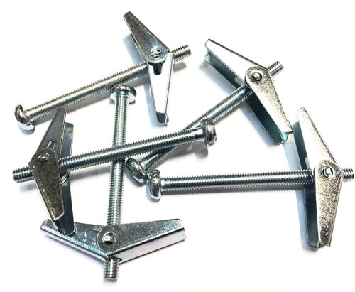 M6 x 75mm Spring Toggle Complete With Screws. Toggles. Pack of 10 ...