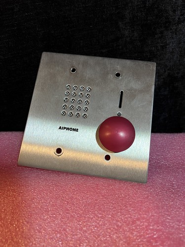 AIPHONE IS-SSR-2G Vandal Weather Resistant Red Mushroom Call Intercom ...