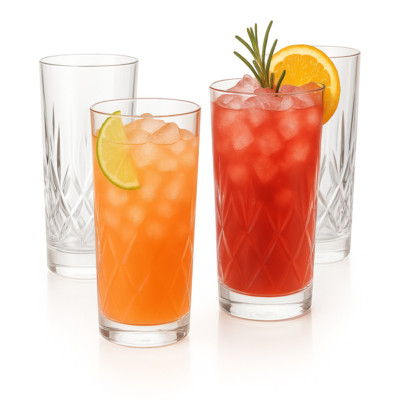 Crystal Clear Tom Collins Glass Set of 4 11.5 Oz | eBay