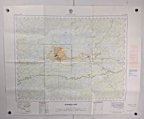 Vintage Marmion Lake Ontario Canada Map Provincial Series 1974 | eBay