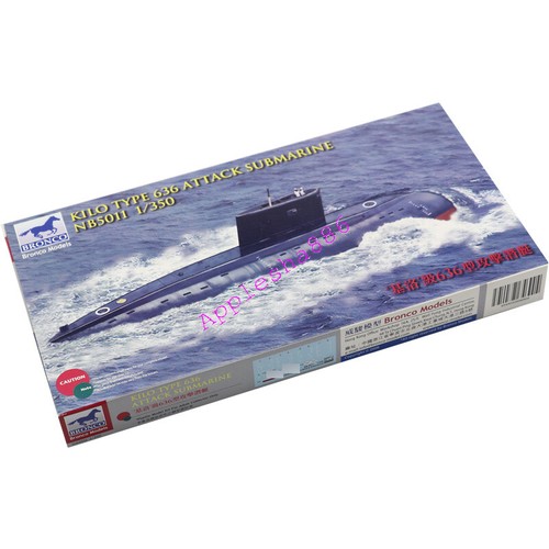 BRONCO NB5011 1/350 Scale Kilo Type 636 Attack Submarine Model Kit | eBay