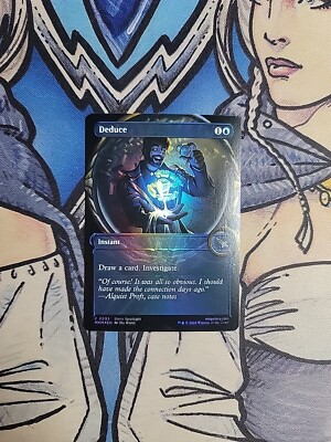 1x Deduce Magnified Showcase FOIL - NM/M MKM MTG Magic | eBay