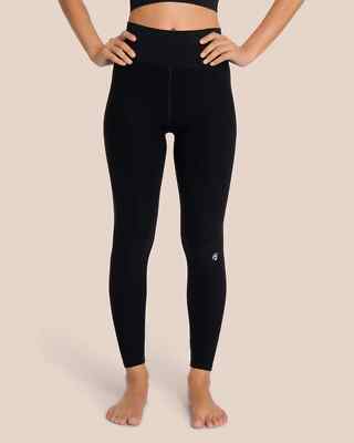 Savvi Leggings Women M Black Compression Casual Yoga Athletic Running ...