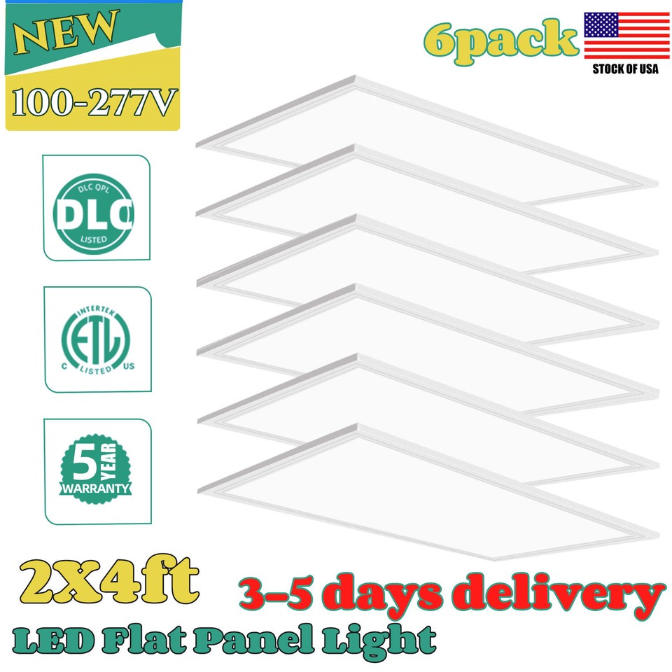 2x4Ft Ultra Slim Recessed LED Flat Panel Ceiling Spot Lights Spotlight ...