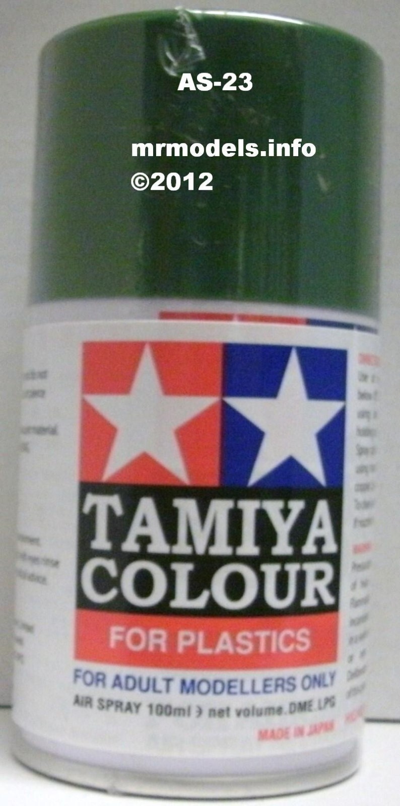 Tamiya Paint AS Spray Colours Acrylic Sprays Paints 100ml New Over 18's ...