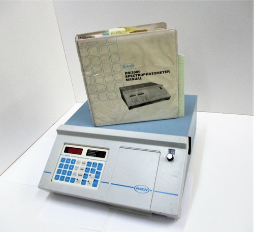 Hach DR/3000 Spectrophotometer Model 19600-00 With Manual | eBay