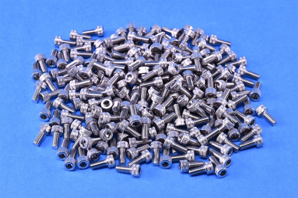 100 Jacon Socket Hex Cap head Screw Fastener Stainless Steel #8-32 x 3/ ...