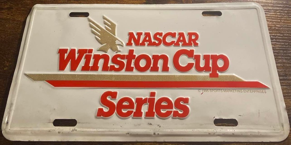 Winston Cup Series Logo Nascar Winston Cup Series Booster License