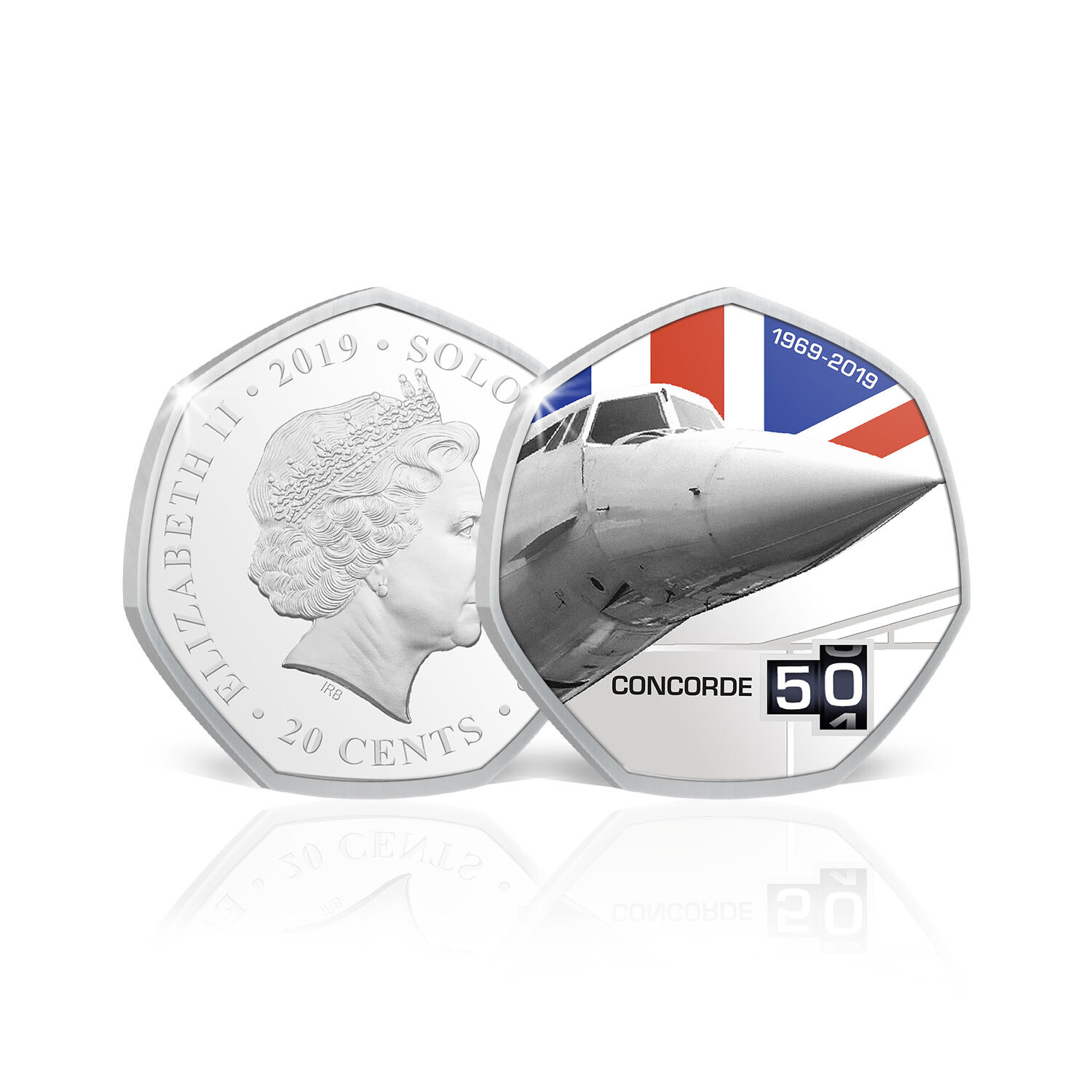 Concorde 50th Anniversary Silver Commemorative Coin Complete Collection ...
