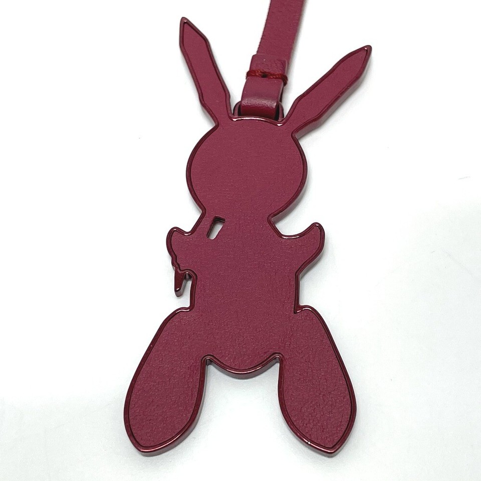 LOUIS VUITTON M62735 LV Rabbit Jeff Koons Bag Charm Key Holder Leather ...