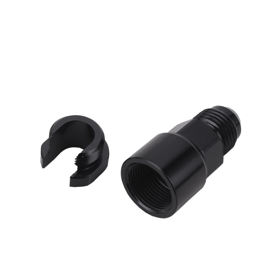 2x 6AN Male to 3/8 5/16 Fuel Rail Adapter EFI Fitting Quick Disconnect ...