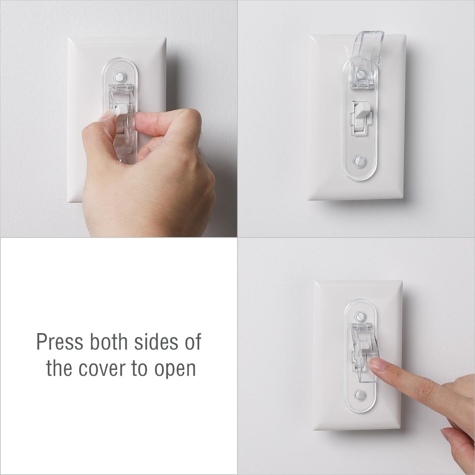 Wall Switch Guard, Childproof Light Switch Cover Guard | Toggle Style ...