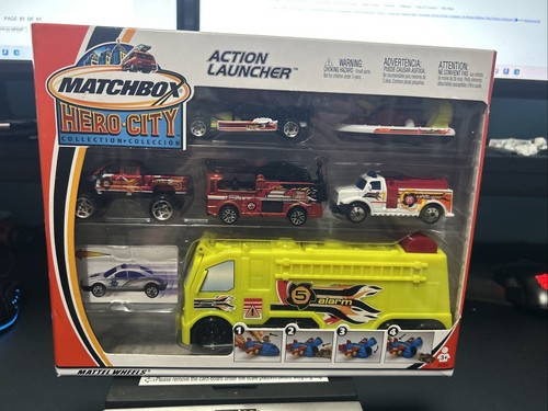 Matchbox Action Launcher Hero City Fire Truck NEW in Box | eBay