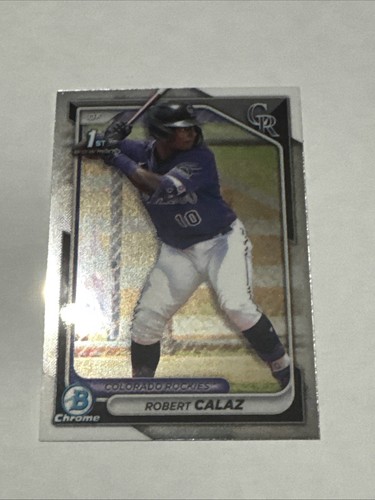 2024 Bowman Chrome Robert Calaz 1st Bowman Card | eBay