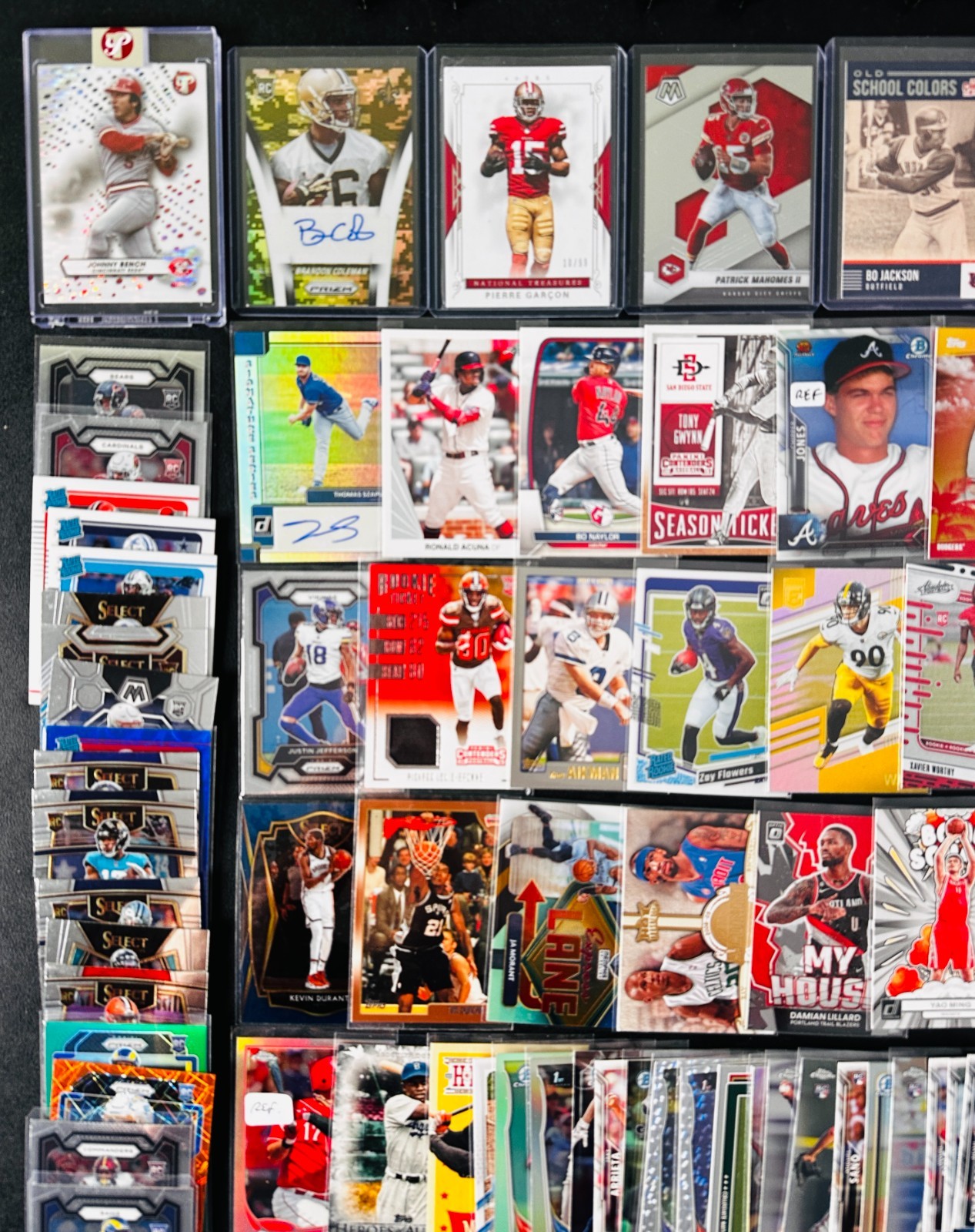 HUGE Sports CARD LOT Jersey PATCH AUTO RC SP PRIZM Aaron Judge, LeBron ...