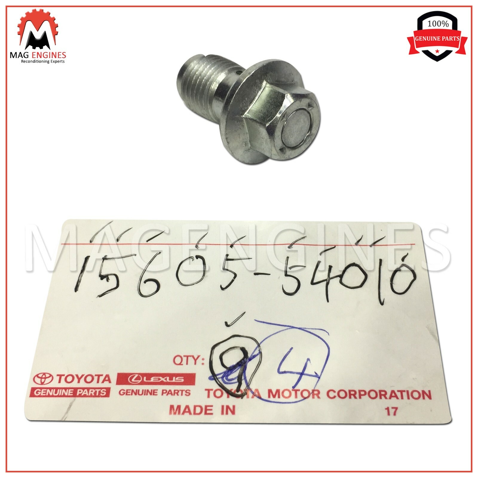 15605-54010 GENUINE OEM VALVE SUB-ASSY, OIL CHECK 1560554010 | eBay