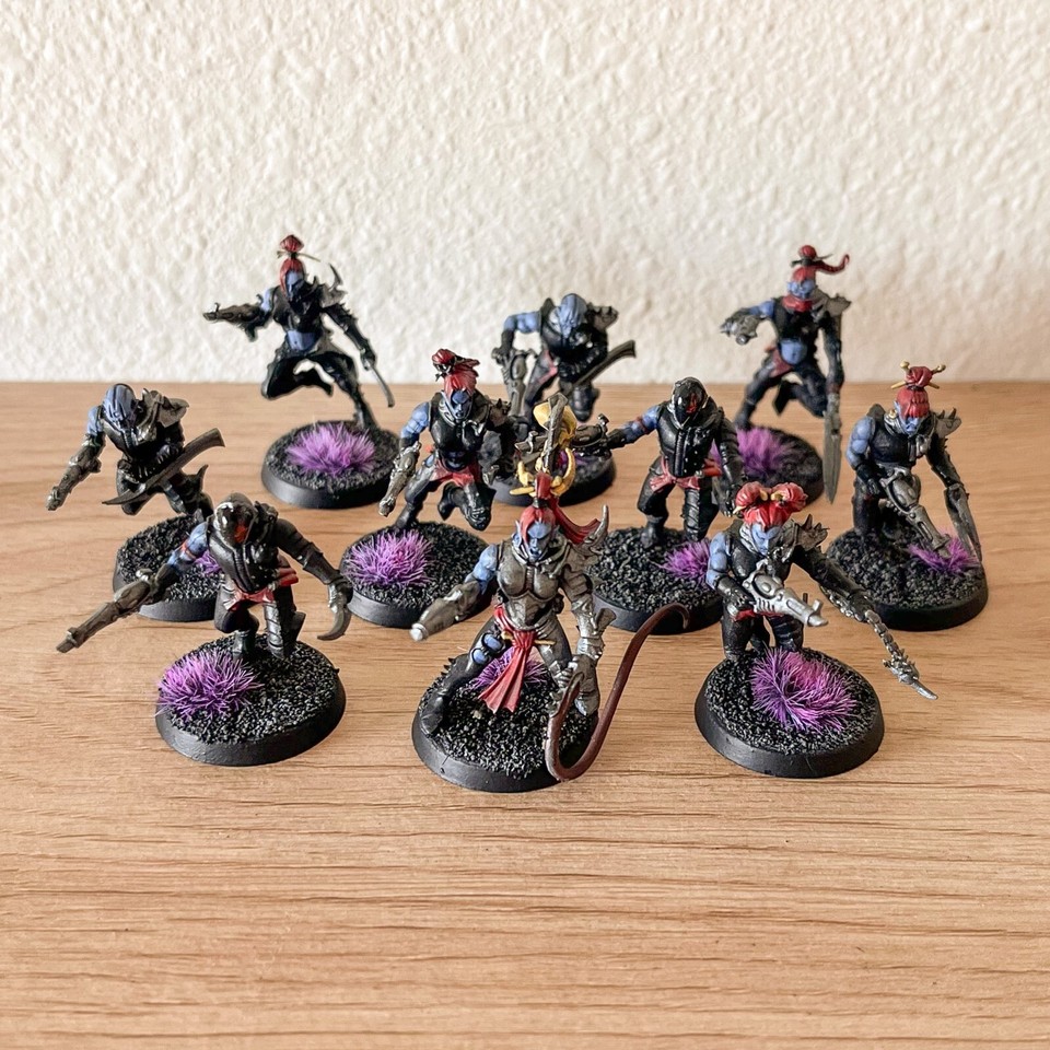 Warhammer 40k Drukhari - Painted Dark Eldar Army - (236) | eBay