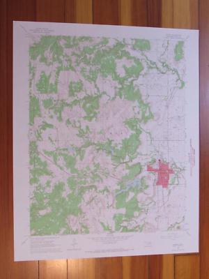 Hominy Oklahoma 1967 Original Vintage USGS Topo Map | eBay