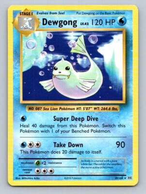 2016 Pokemon Card XY Evolutions Dewgong 29/108 | eBay