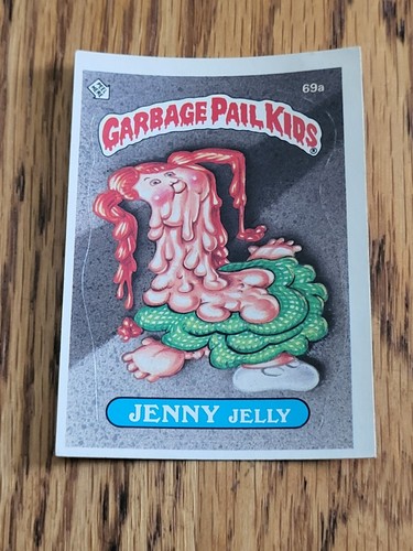 1985 Garbage Pail Kids Sticker/Card Glossy Series 2 #69a - Jenny Jelly ...