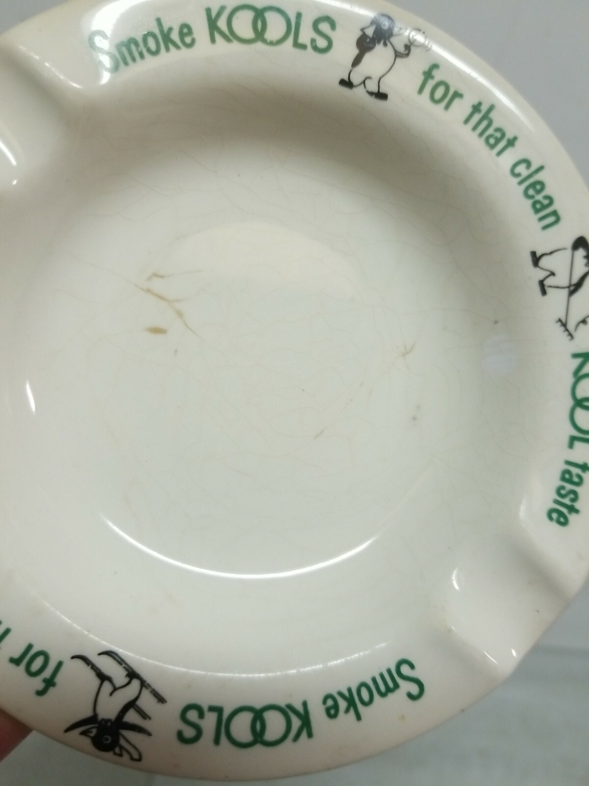 Vintage Kool Cigarettes Ashtray "Smoke KOOLS For That Clean KOOL Taste ...