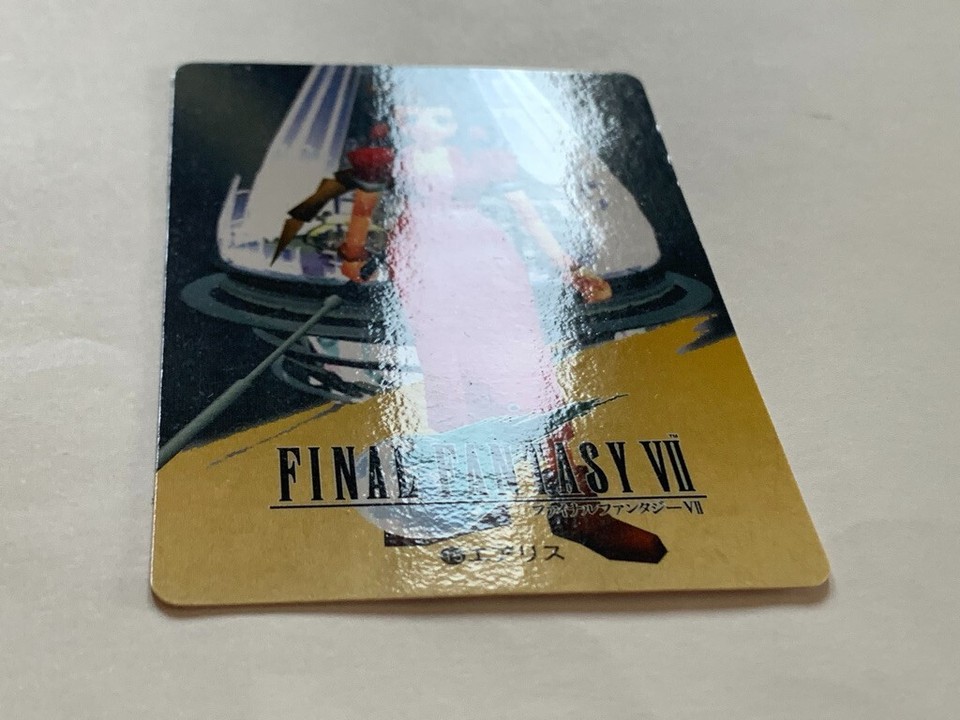 Aerith Gainsborough FINAL FANTASY VII FF7 SQUARE japanese card Japan No ...