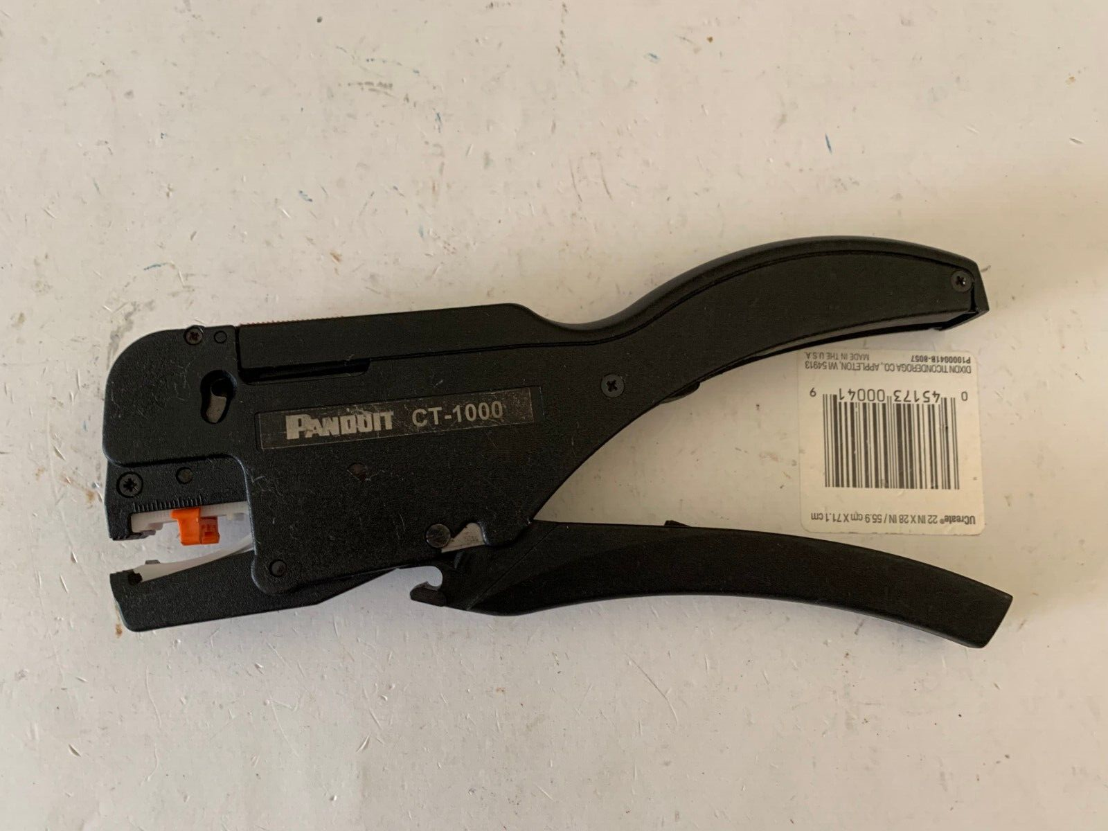 Panduit CT-1000 Crimper , 20 - 14 Awg, Semiautomatic crimping tool ...