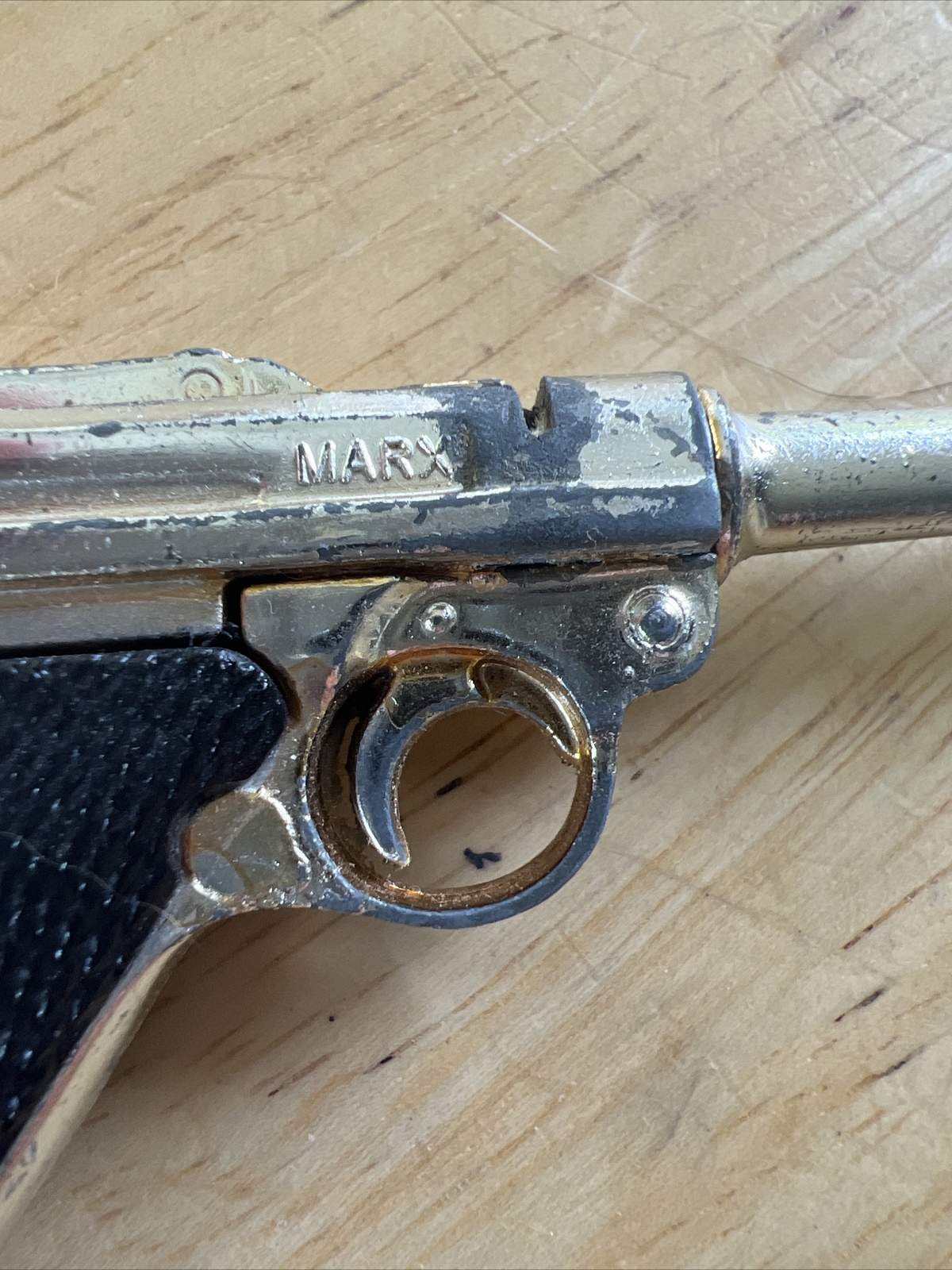 Vintage MARX Toys Miniature 3.5" Gold Cap Gun The 9mm Luger | eBay
