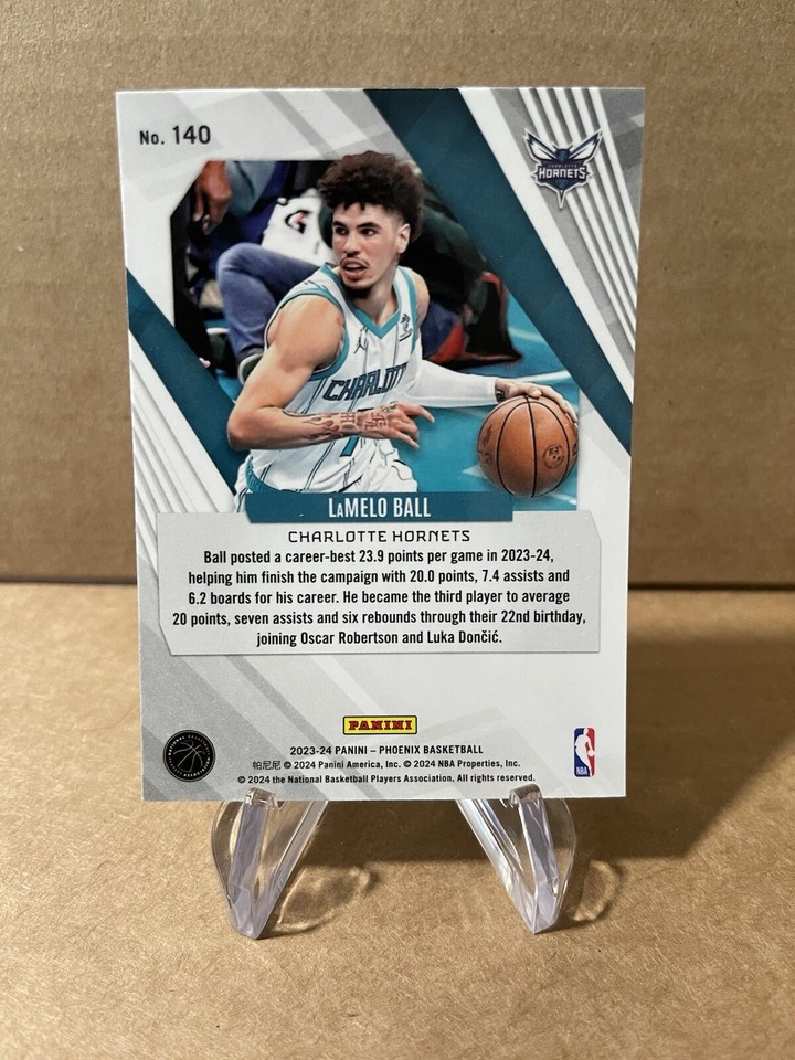 2023-24 Panini Phoenix LaMelo Ball Blue Cracked Ice | eBay
