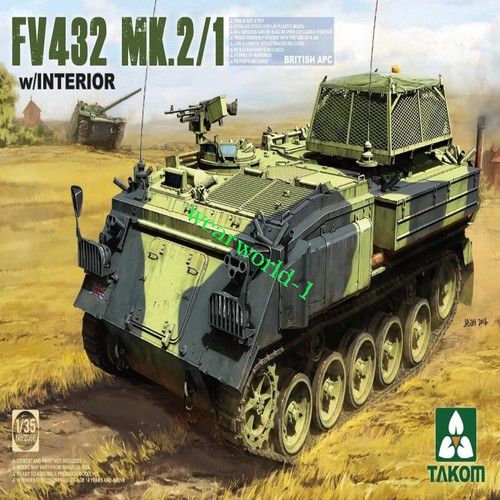 Takom 1/35 2066 British FV432 MK.2/1 w/Interior Model Kit 4897051420811 ...