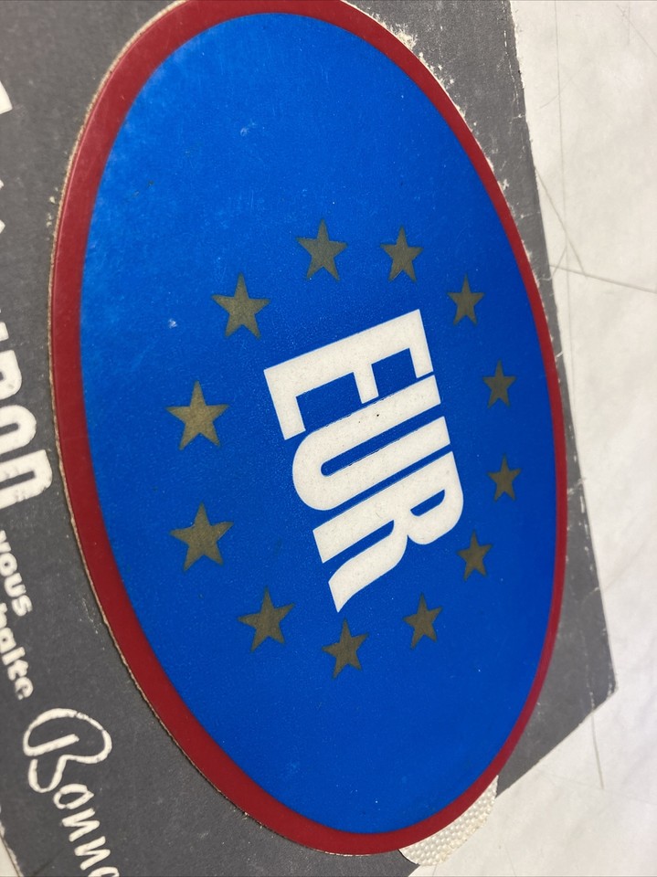 Vintage Europe EUR Car Sticker Logo | eBay