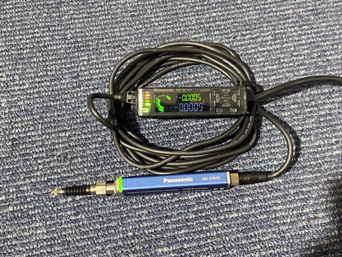 Panasonic HG-S1010 contact displacement sensor With HG-SC101 Amplifier ...