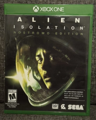 Alien Isolation Nostromo Edition Microsoft Xbox One - NO MANUAL ...