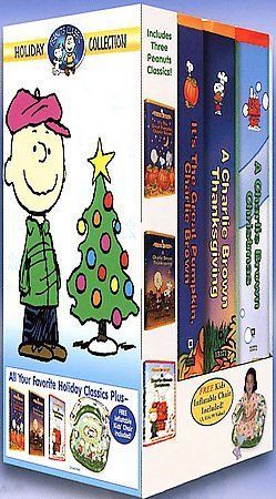 Peanuts - Classic Holiday Collection Gift Set (VHS, 2000, 3-Tape Set ...