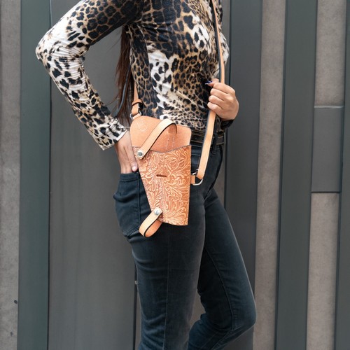 Hulara Western Shoulder Holster Cowboy Buff Leather for Glock 1911 ...