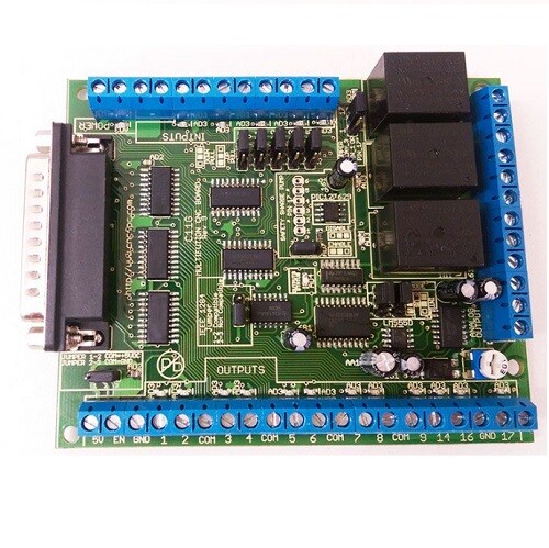 6 Axis USB MOTION CONTROLLER UC100 for Mach3 with Relay and Spindle ...
