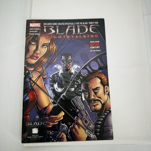 Blade Nightstalking Mini Promo Marvel Comics 2005 Exclusive In Trinity ...