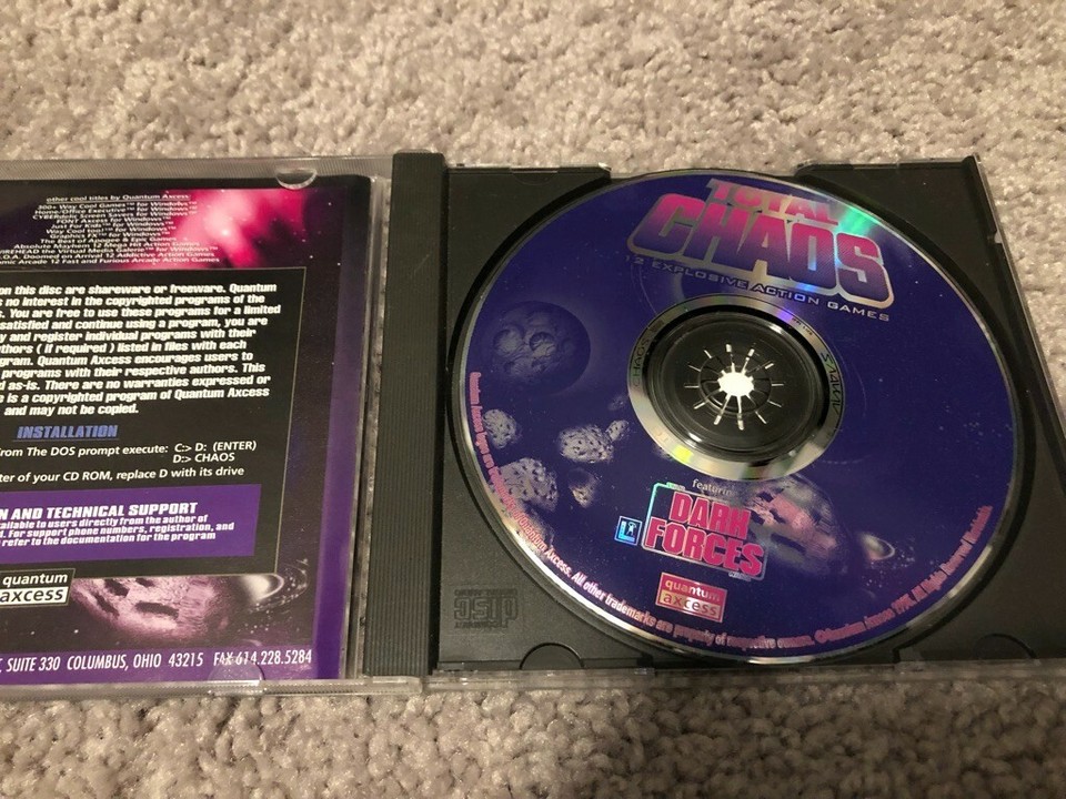 Total Chaos 12 explosive games Quantum Axcess 1995 | eBay