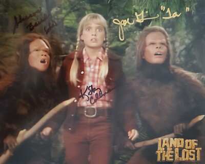 LAND OF THE LOST Signed by 3 Kathy Coleman, Sharon Baird, Joe A Giamalva 8x10 #7 | eBay